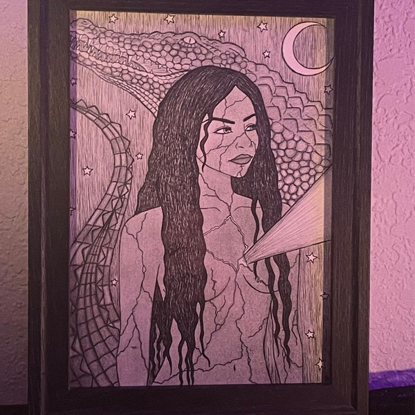 Sedna, Mother of the Deep 8x10 Inuit Inuk Goddess Mythology Indigenous ...