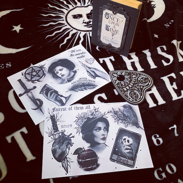 FOURTH WING - Bookish Tattoo Flash Print! - Etsy