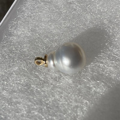 Large Pink Purple Fireball Pearls Flameball Natural Metallic Baroque ...