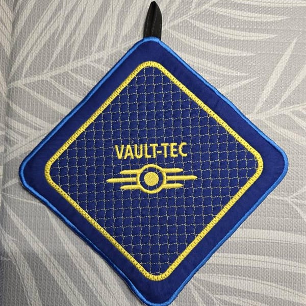 Handmade Fallout Hotpad With Vault Tec Logo - Etsy Australia