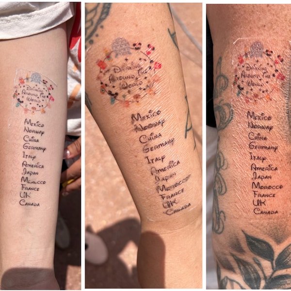 Custom Bar/pub Crawl Temporary Tattoos, Pub Crawl Check List ...