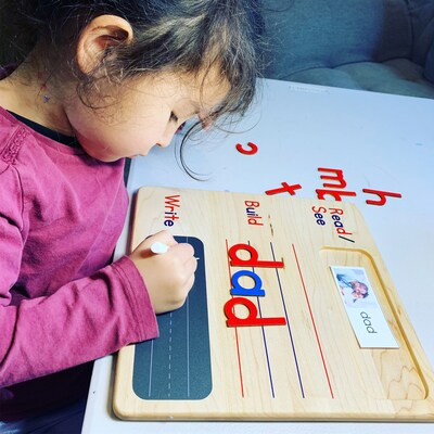 Read Build Write Board Spelling Board Writing Board CVC Word Building ...