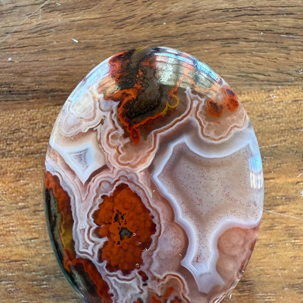 Aesthetic Outback Jasper Stone - Natural Outback Jasper Gemstone - Flat ...