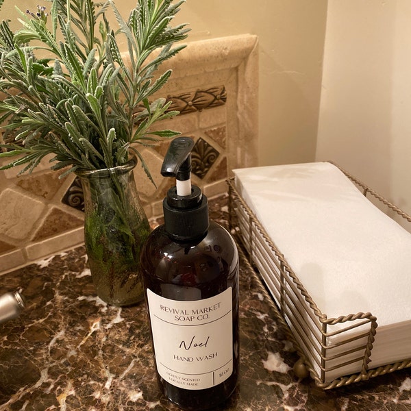 Christmas Liquid Hand Wash. Holiday Hand Soap. Winter Hand Soap. Plant ...