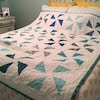 Modern Quilt Pattern split Pinwheels Baby Quilt to King Quilt Size ...