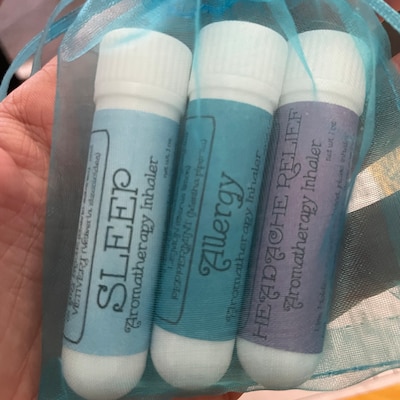 Set of 3 Aromatherapy Inhalers Essential Oil Inhalers Calming Stress ...