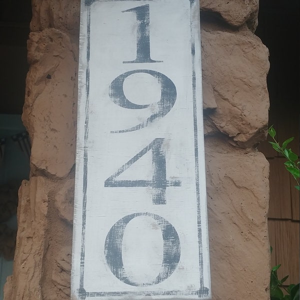 Rustic Personalized Address Plaque/front Porch/garden/custom Address ...