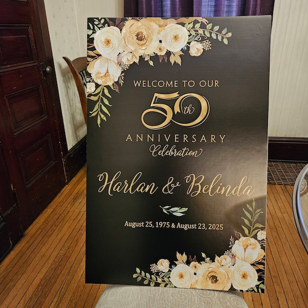 Reunion Welcome Sign, Class Reunion Welcome Sign, 50th Class Reunion ...