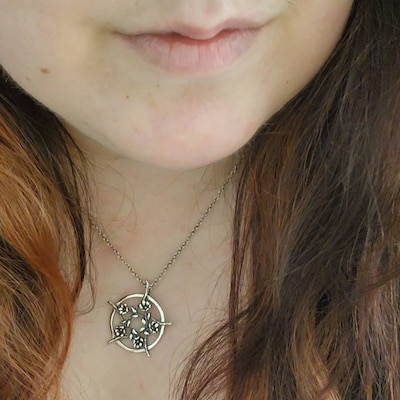 Fire Flame Necklace Pendant Symbol Sign Fire Fighter Wife Gift Element ...