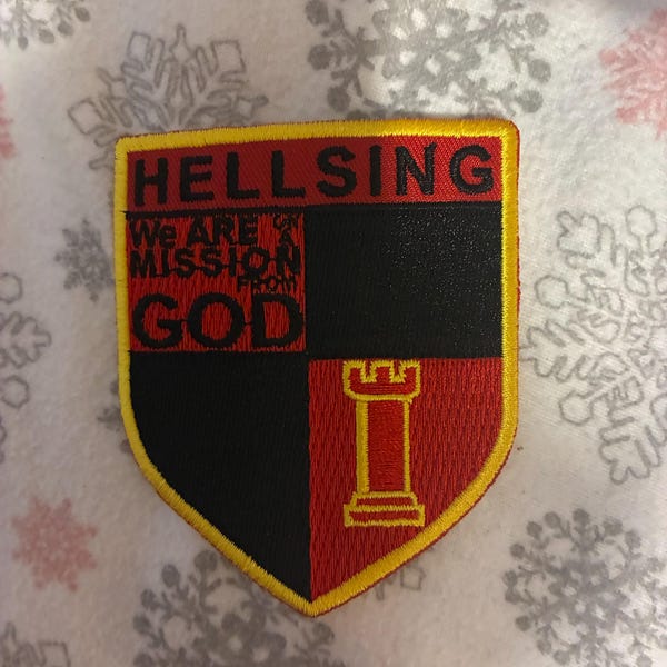 Hellsing Shield Cosplay Patch - Etsy