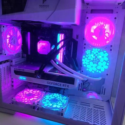 Crescent Moon Cat Gaming Computer Fan Shroud / Grill / Cover Custom 3D ...