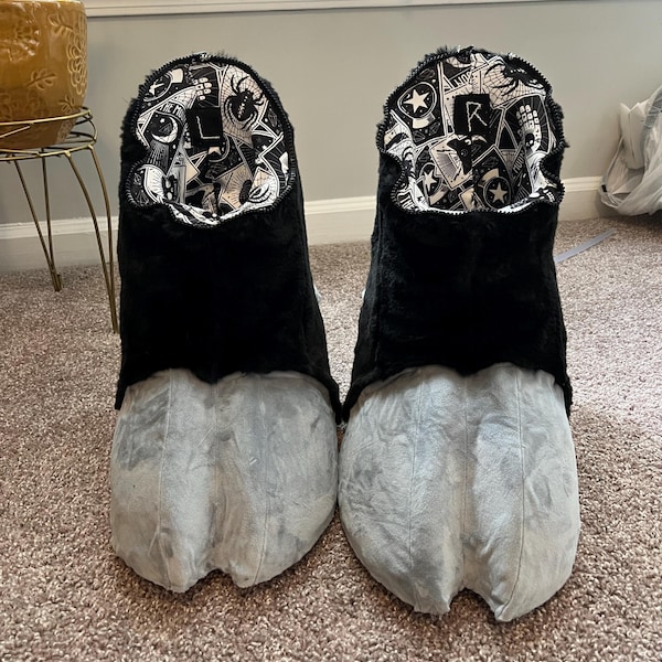 DIGITAL Digitigrade Fursuit Feet Hooves Paws Pattern for Fursuits - PDF ...