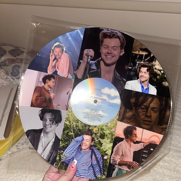 One Direction Vinyl Record Photo Collage - Vintage Record - Vinyl ...