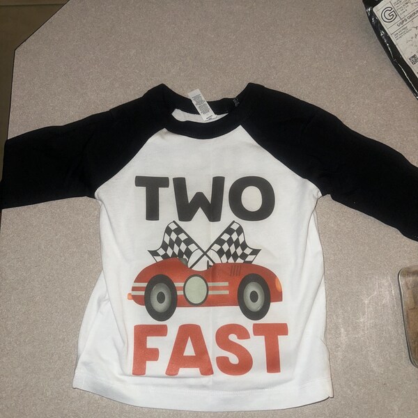 Two Fast Race Car Shirt, Racecar Birthday Shirt, Birthday Boy Shirt ...
