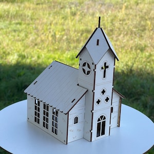 Church Laser Files Building Modelling Custom Files for Laser Cutting ...