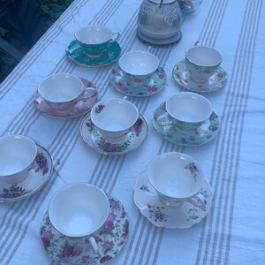 IMPERFECT Bulk Tea Cups & Saucers With Minor Imperfections | Etsy