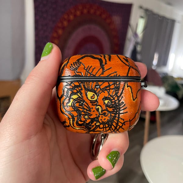 Hand-drawn Pi Xiu Design for Airpods 3 and Pro, Pro 2 - Personalized ...