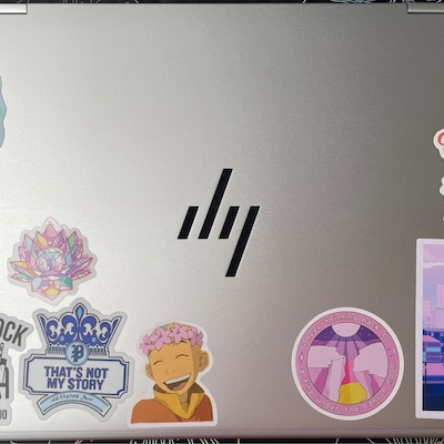 Holographic Pale Blue Moon Vinyl Sticker - Etsy