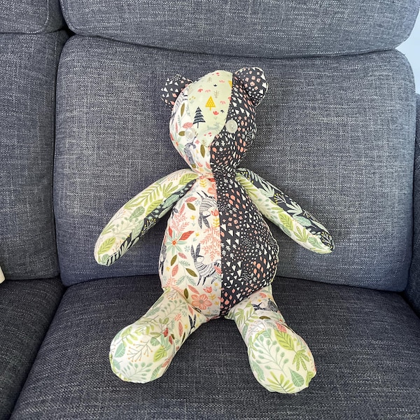 Memory Bear Pattern Teddy Bear Sewing Pattern Memory Bear Sewing ...