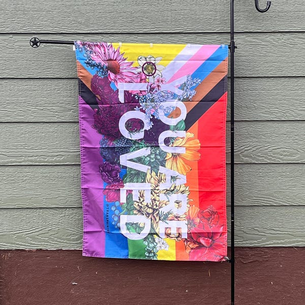 You Are Loved Poster LGBTQ Progress Pride Flag Poster LGBTQ Support ...