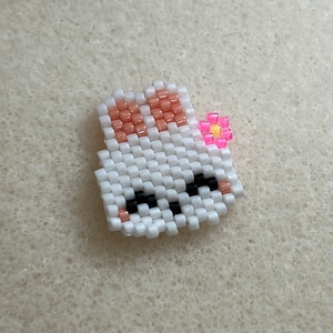 Sun and Moon Brick Stitch Bead Pattern, Sunshine Moonlight Earring ...