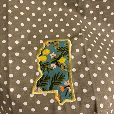 US States Applique Embroidery Designs. USA Map Applique. USA State ...