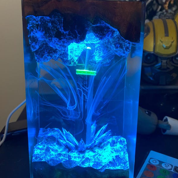 Diorama Resin Epoxy,desk Decor,handcrafted Decor,perfect Gift for Game ...