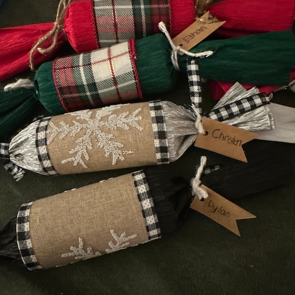 Christmas Cracker SNAPS & HATS Pulls Bangs Make / Build Your Own Xmas ...