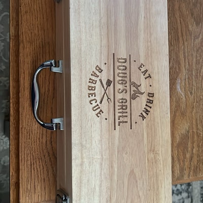 Gift for Dad, Personalized Grill Set, Custom Father's Day Gift, BBQ ...