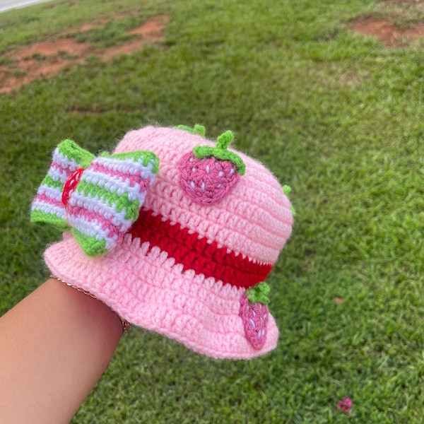 Pattern//crochet Strawberry Shortcake Hat//pattern - Etsy