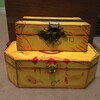 Comic-style Bloody Yellow Loot Chest square - Etsy Canada