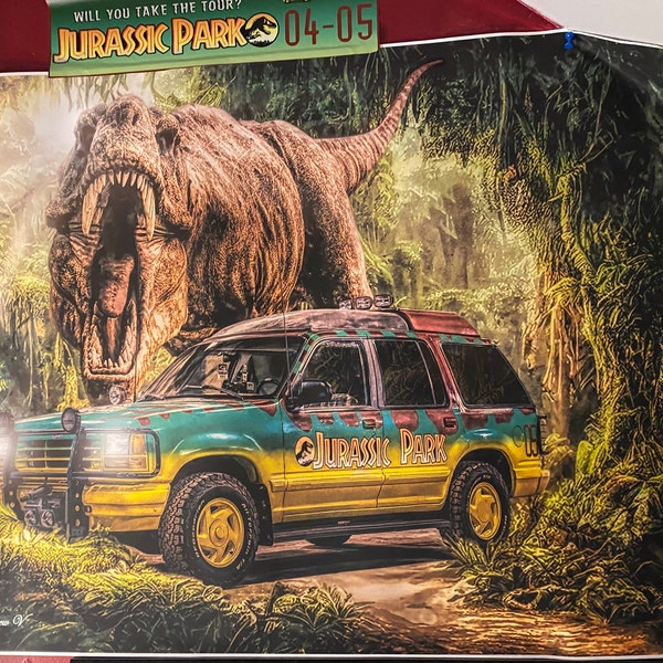 Jurassic Park Original Art Print - Etsy