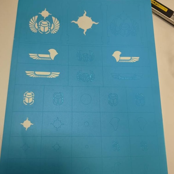 Orcs Stencil for Miniature Wargame Painting - Etsy