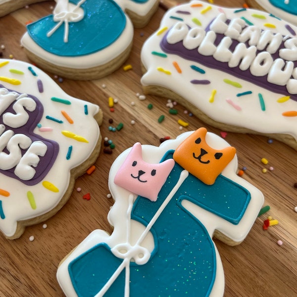 Donut Royal Icing Transfer Sheet, Cookie Decorating Template, Digital ...