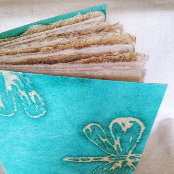 Upcycled Handmade Paper From Recycled Materials. Eco- Friendly, Mixed ...