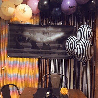 Wednesday Box for Birthday Party, Purple Box Decoration, Nevermore ...