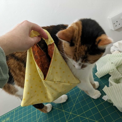 Small Japanese Folded Bag PDF Sewing Pattern With Tutorial Instant ...