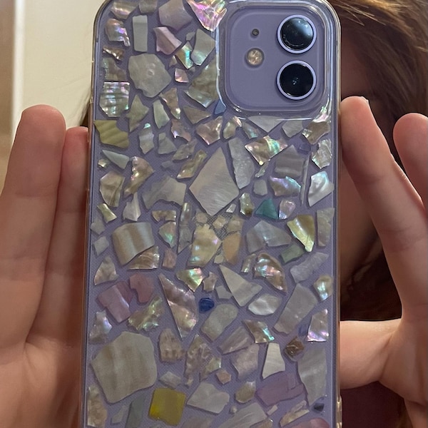 Shell Pieces Resin iPhone Case - Handmade - Etsy