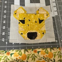Yorkie Yorkshire Terrier Dog Puppy Quilt Block PDF Pattern Includes ...