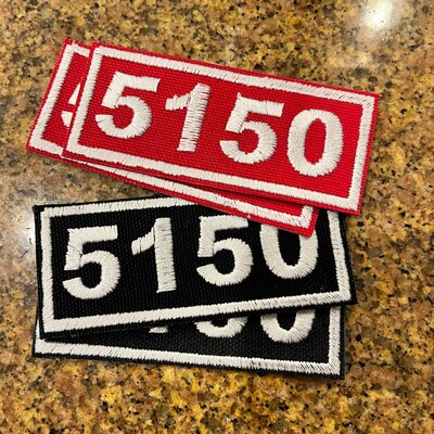 Eddie Van Halen Embroidered Iron on Patch 5150 EVH - Etsy