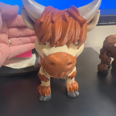 Articulating Flex Cow 3D Printed - Etsy