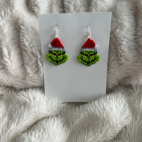 Beaded Native Earrings, Beaded Earrings, Dangle Earrings, Aztec ...
