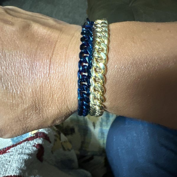 Black Stainless Chain Bracelet, 12mm Black Chain Link Bracelet ...