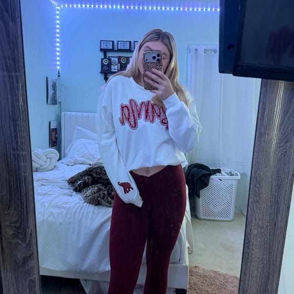 Bama Embroidered Sweatshirt & Tshirt || Alabama Crimson Tide || College ...