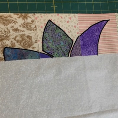 Stained Glass Flower Puzzle Quilt WEEK 1 Mystery Art Quilt Puzzle ...