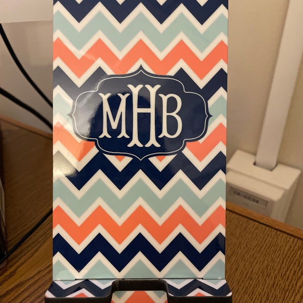 Personalized Phone Stand - Monogram Phone Stand - Name Phone Stand ...