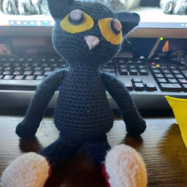 Pete the Cat Crochet Pattern - Etsy