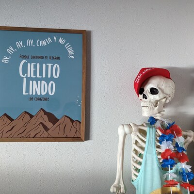 PHYSICAL PRINT Cielito Lindo, Latinx Art, Spanish, Latinx Prints, Kids ...