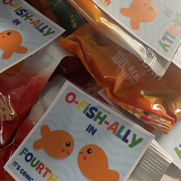 PRINTABLE O-fish-ally in FOURTH Grade! It's Going to Be A Great Year ...