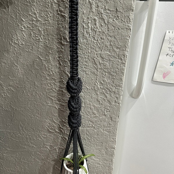 DIY Macrame Plant Hanger PDF Pattern, Shells Hanging Planter Tutorial ...